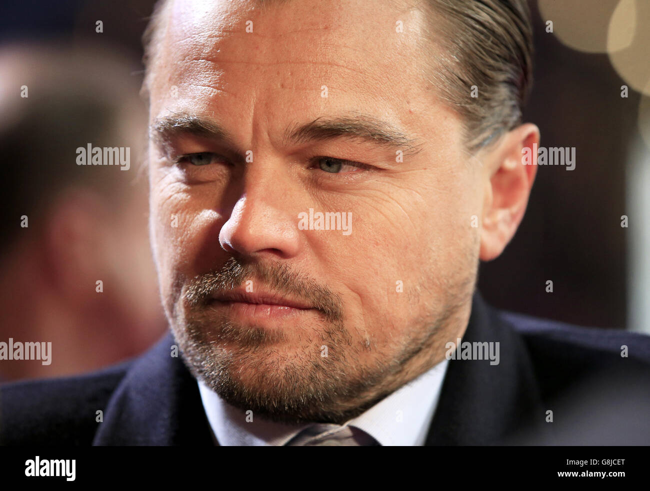 Leonardo DiCaprio attending The Revenant premiere, held at Empire ...