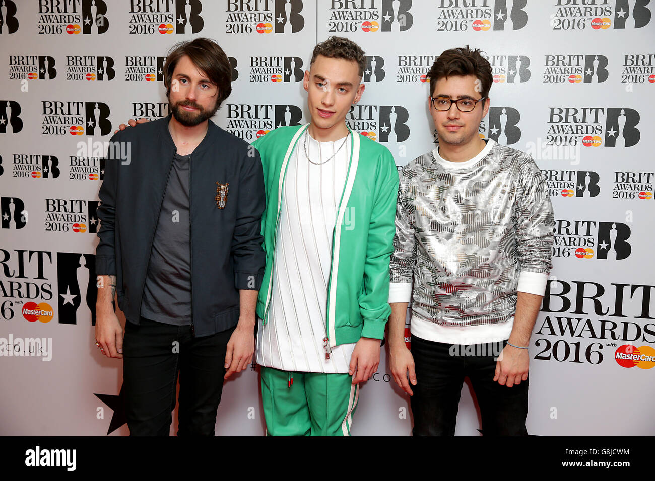 EDITORIAL USE ONLY (Left to right) Mikey Goldsworthy Olly Alexander and ...