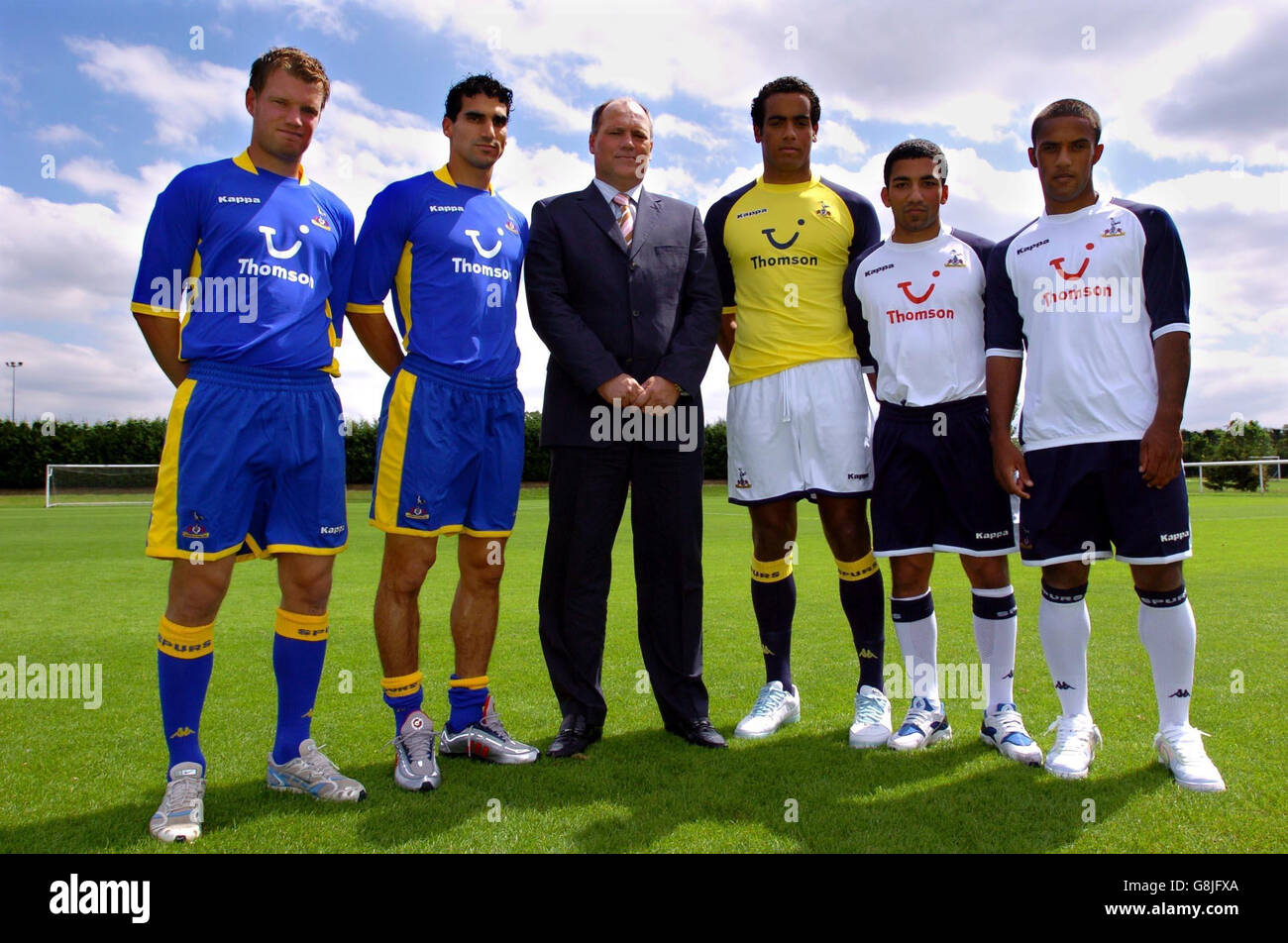 Tottenham hotspurs new signings photocall hi-res stock photography and ...