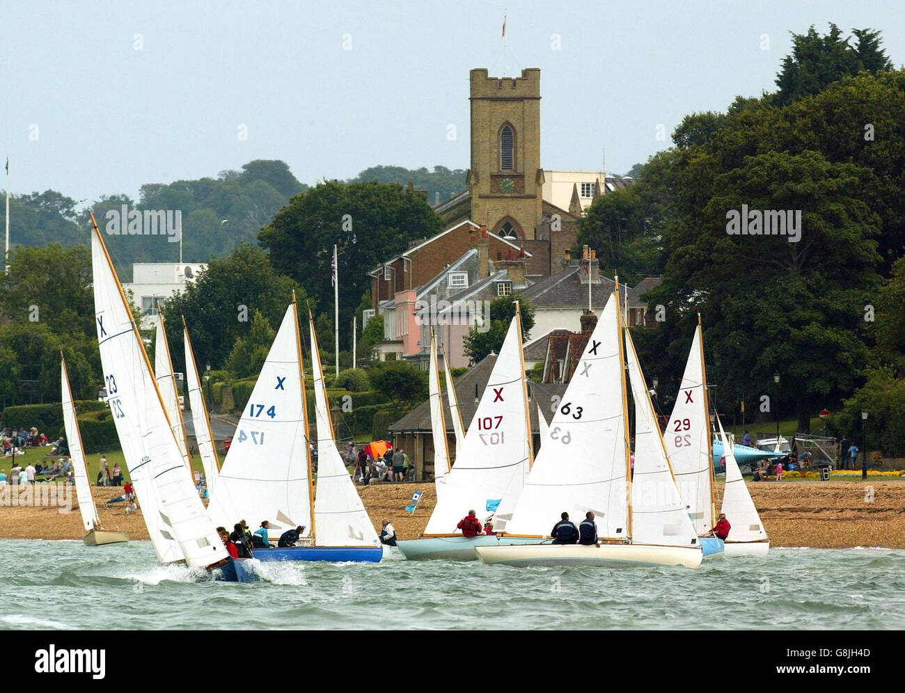 Annual Cowes Week Regatta Stock Photo - Alamy