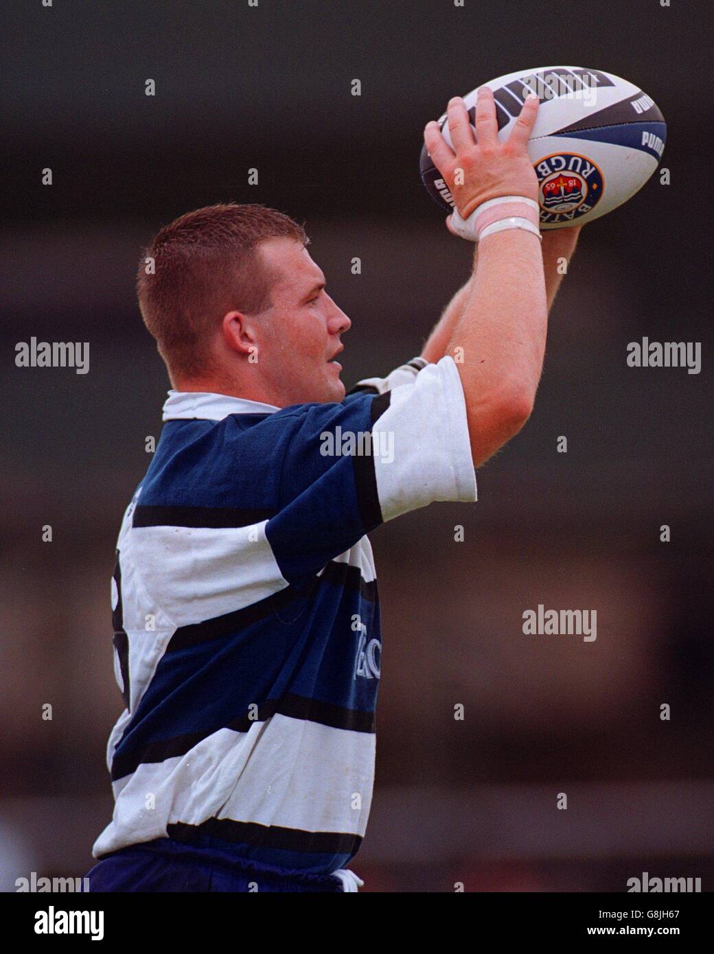 Rugby Union - Bath V Newcastle. Mark Regan, Bath Stock Photo - Alamy