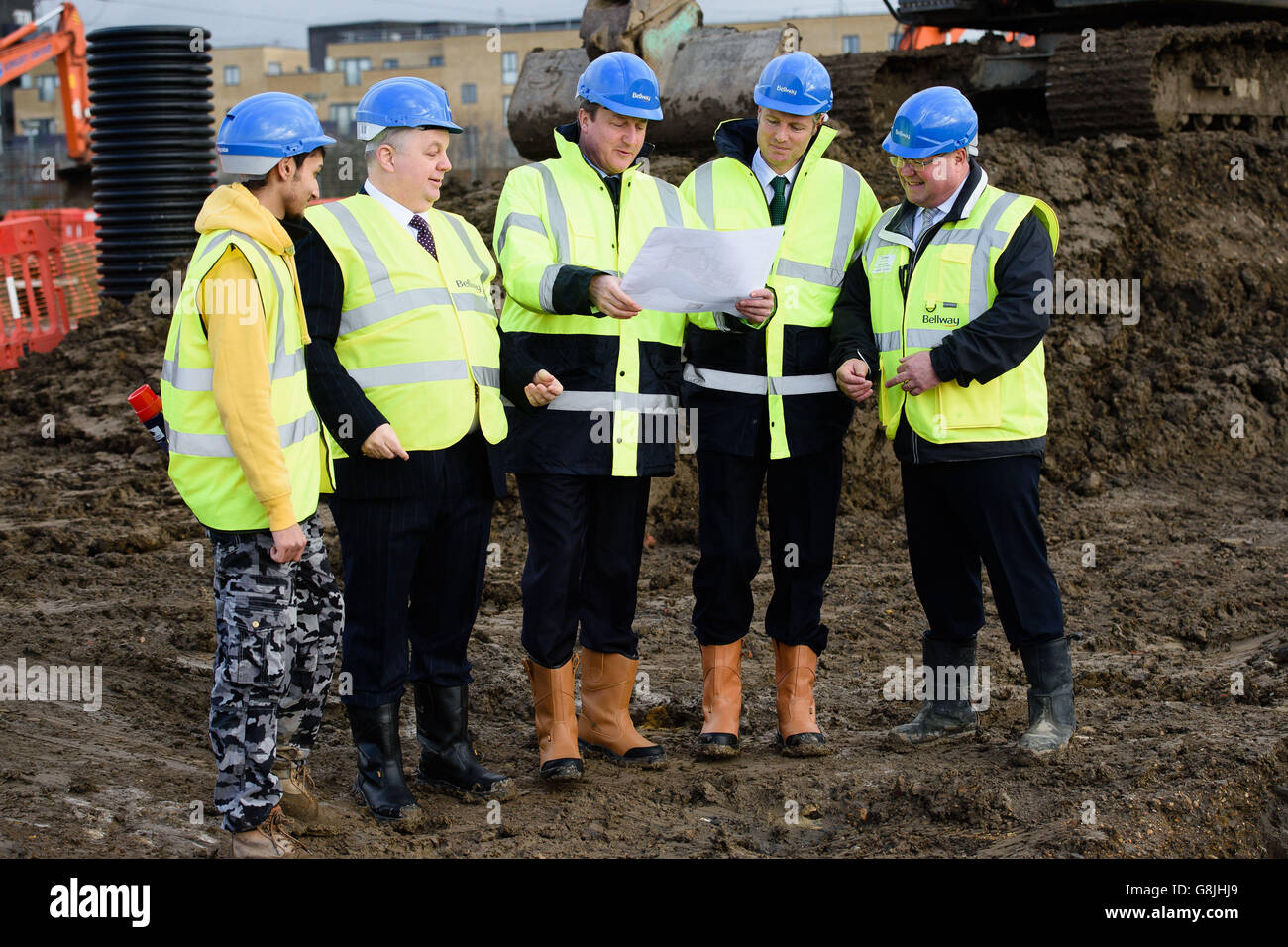 New homes construction announcement Stock Photo - Alamy