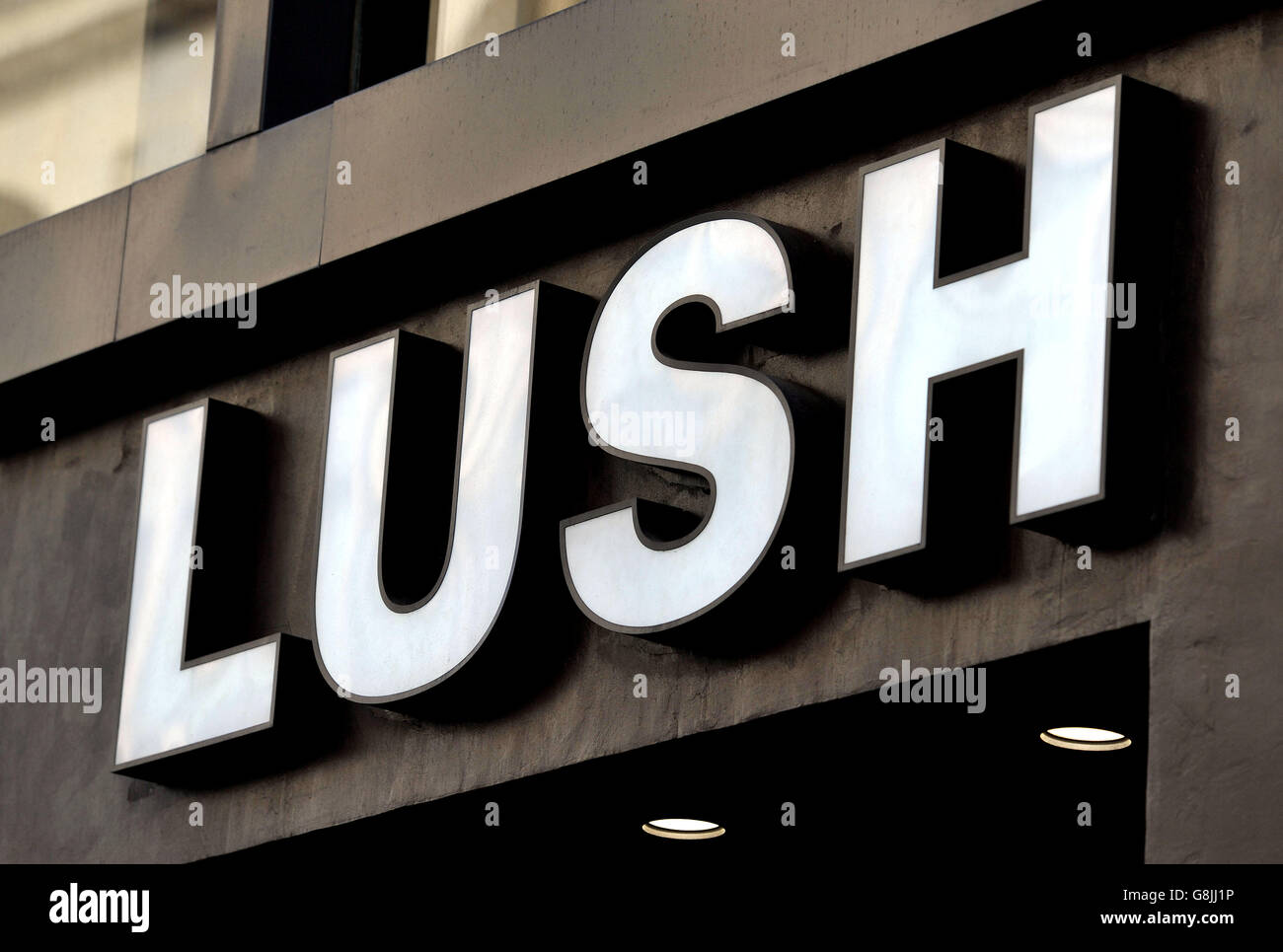 Shop sign stock Stock Photo - Alamy