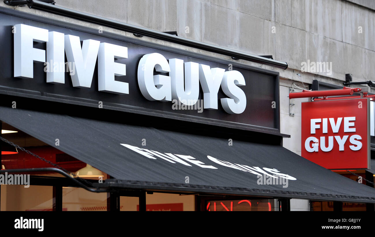 Five guys shop hi-res stock photography and images - Alamy