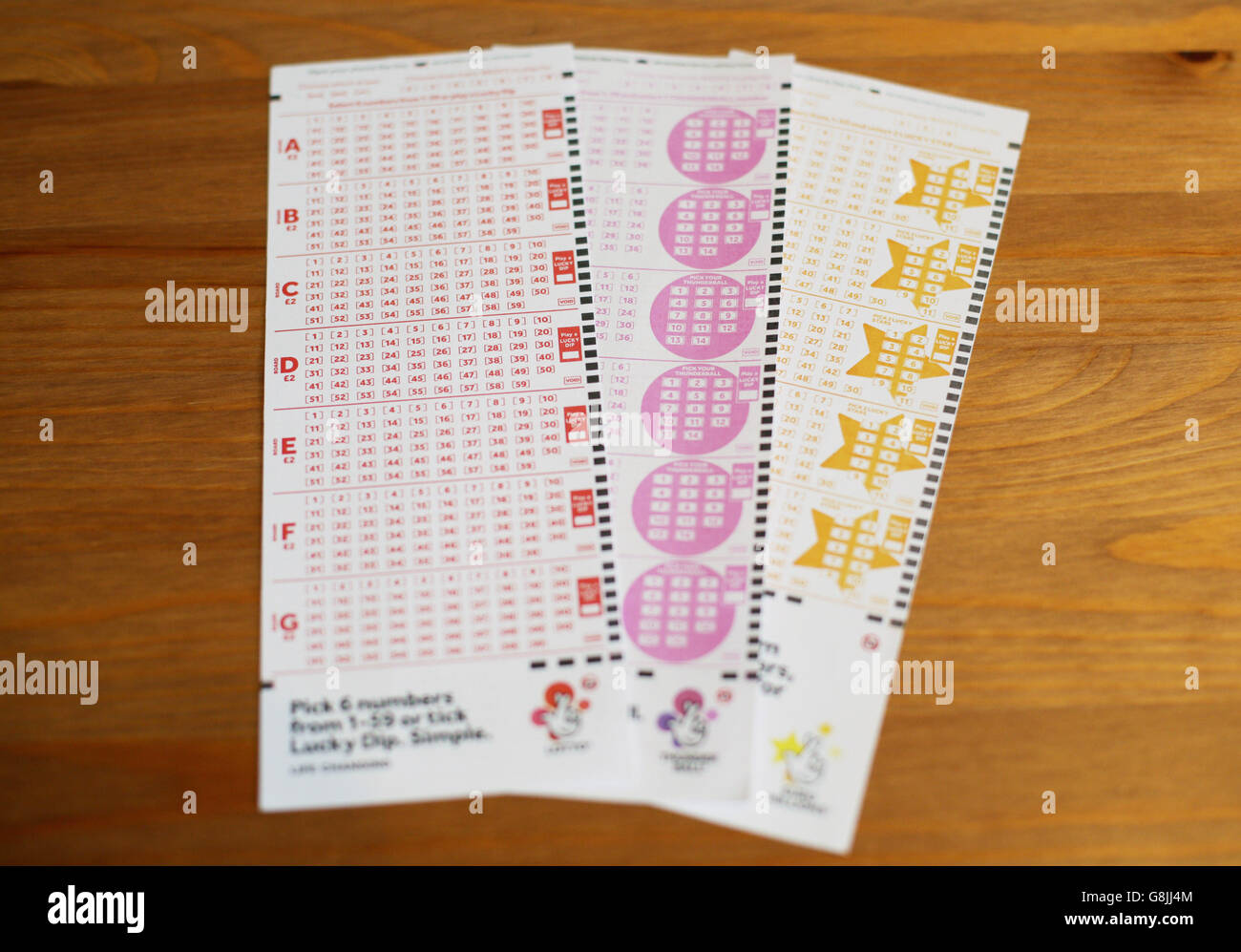 National Lottery stock Stock Photo - Alamy