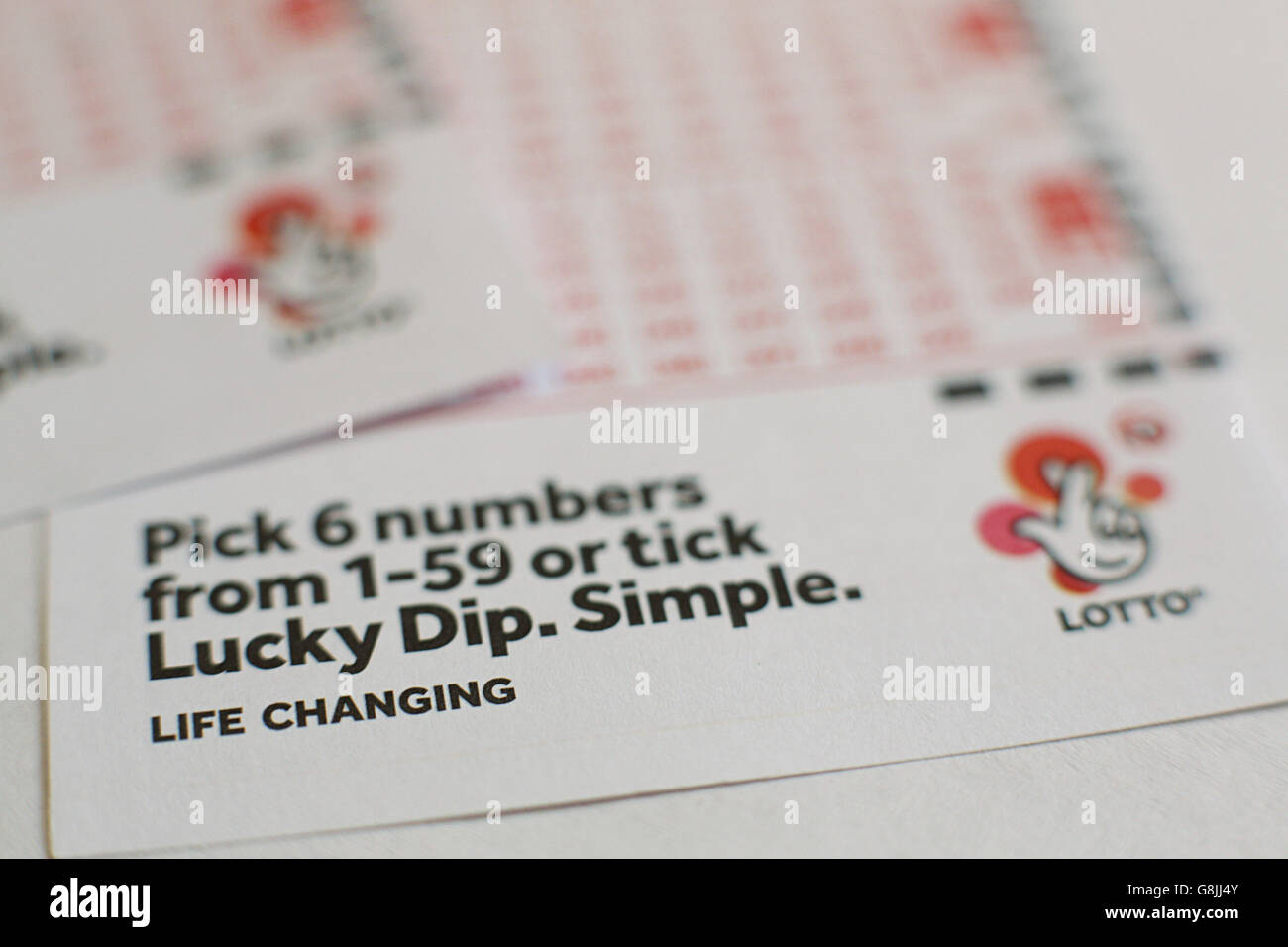 National lottery stock hi-res stock photography and images - Alamy