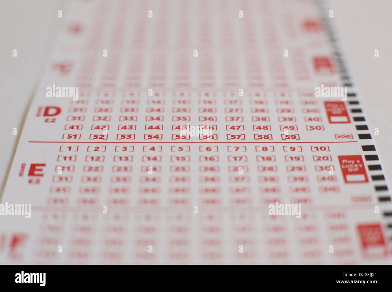 National Lottery stock Stock Photo - Alamy
