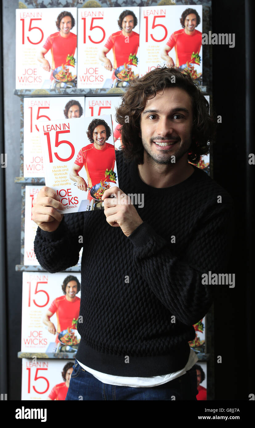 Joe Wicks attends a book signing and Q&A session for first book Lean in ...