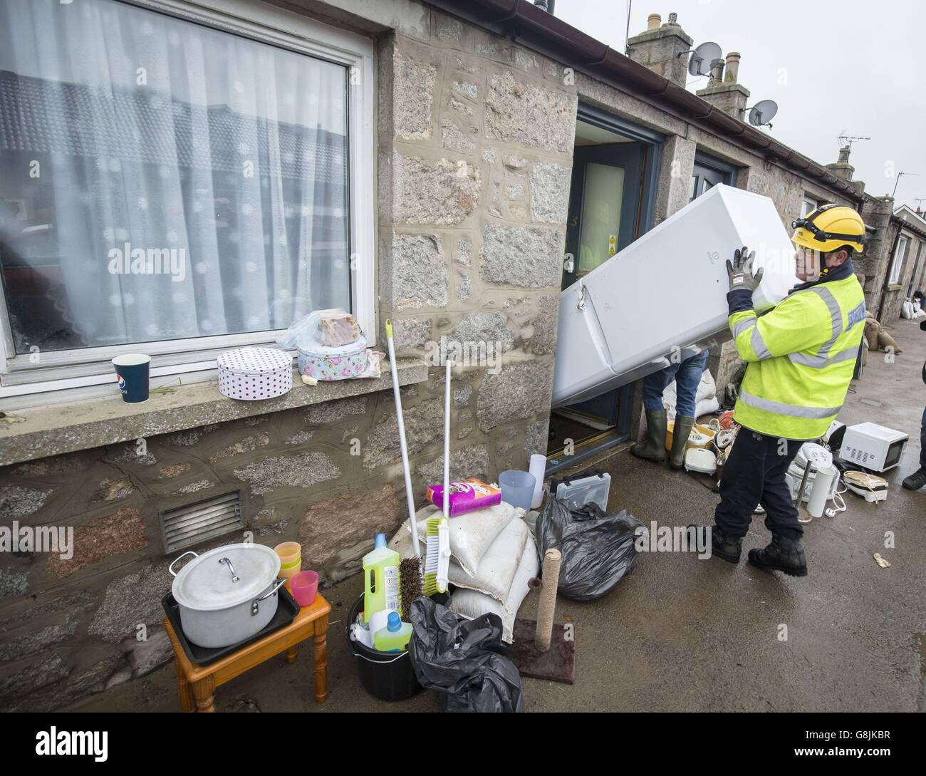The clean up continues as First Minister Nicola Sturgeon visits flood ...