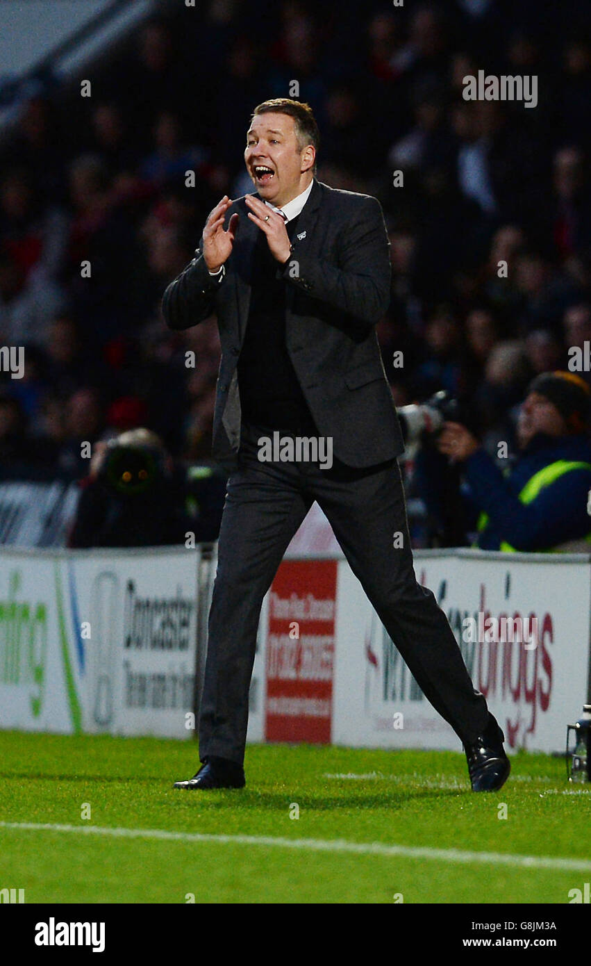 Doncaster rovers manager darren ferguson hi-res stock photography and ...