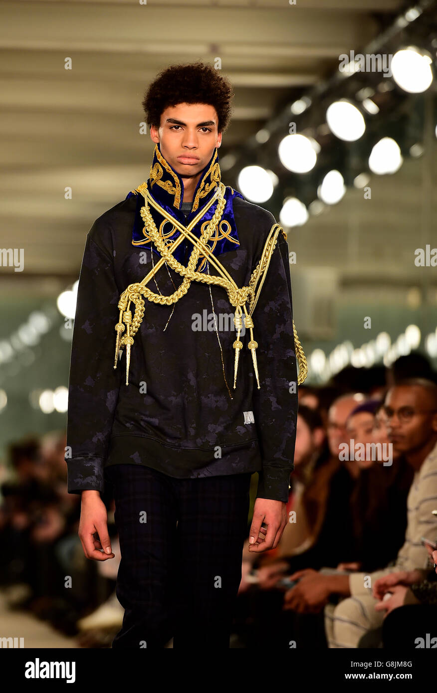 Models on the catwalk during the Casely Hayford London Collections Men ...
