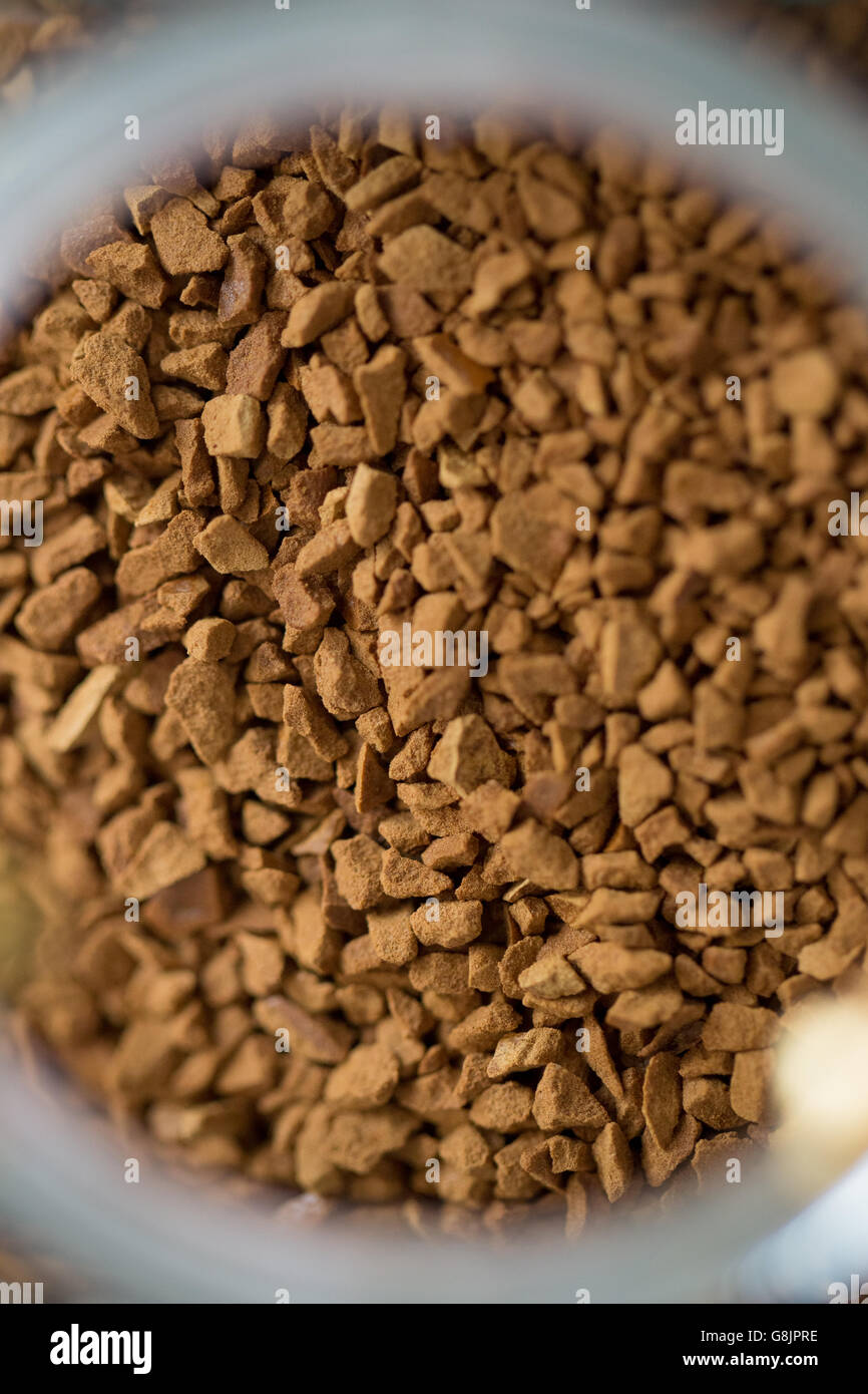 Instant Coffee Background Stock Photo - Alamy