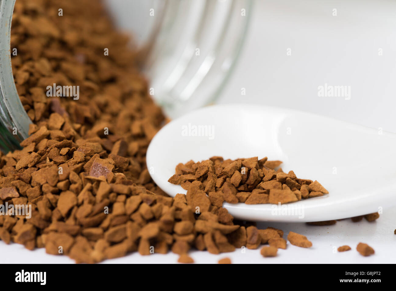 Instant Coffee Background Stock Photo - Alamy