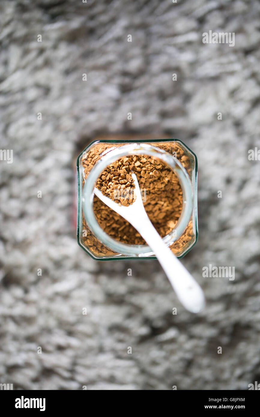 Instant Coffee Background Stock Photo - Alamy
