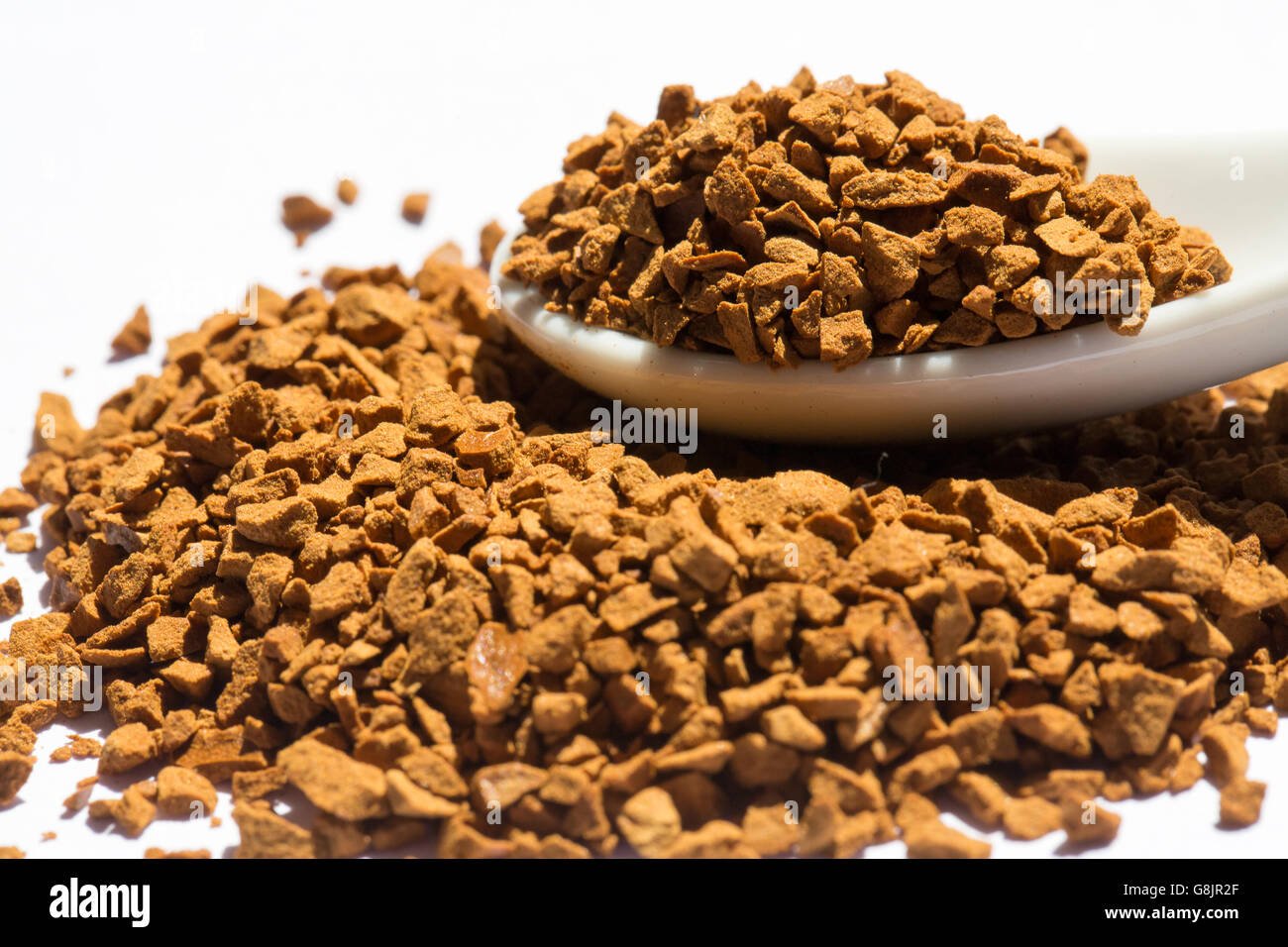Instant coffee background Stock Photo - Alamy