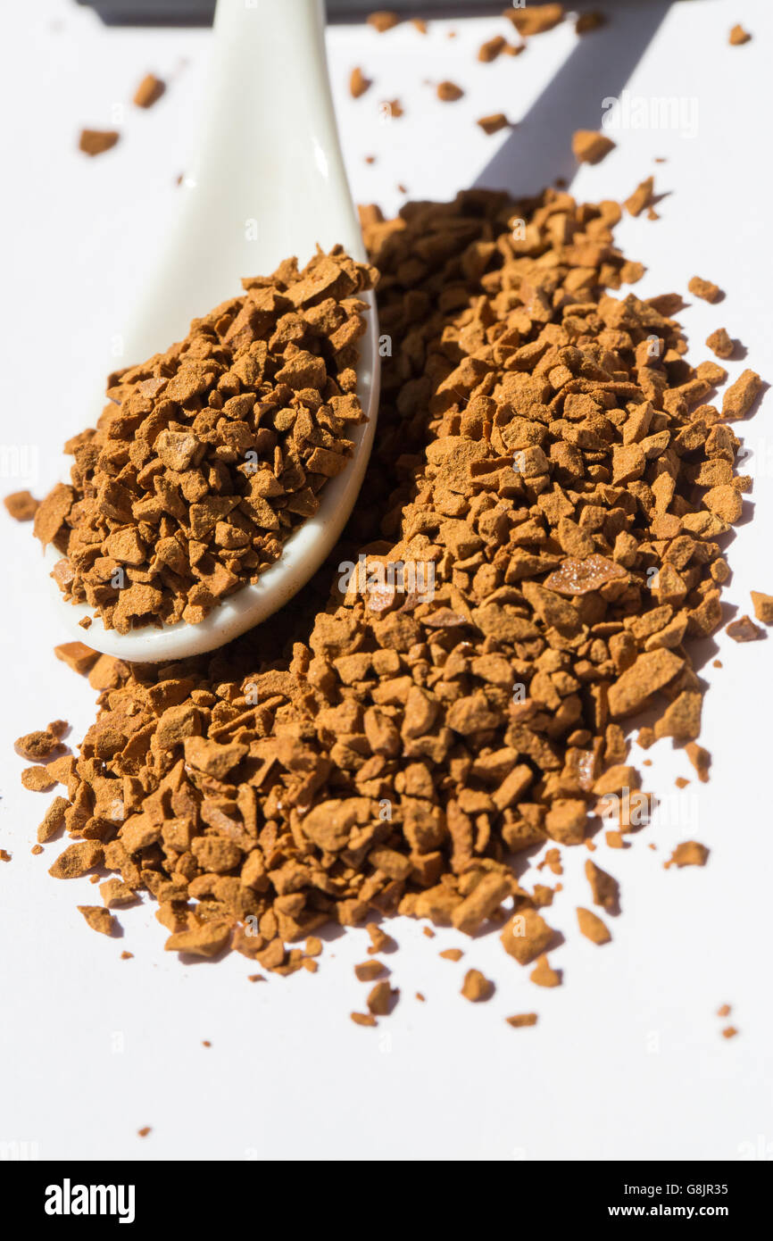 Instant coffee background Stock Photo - Alamy