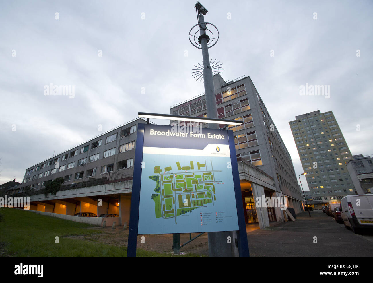 Diverse Social Housing Sign Estates Gv General View High Resolution ...