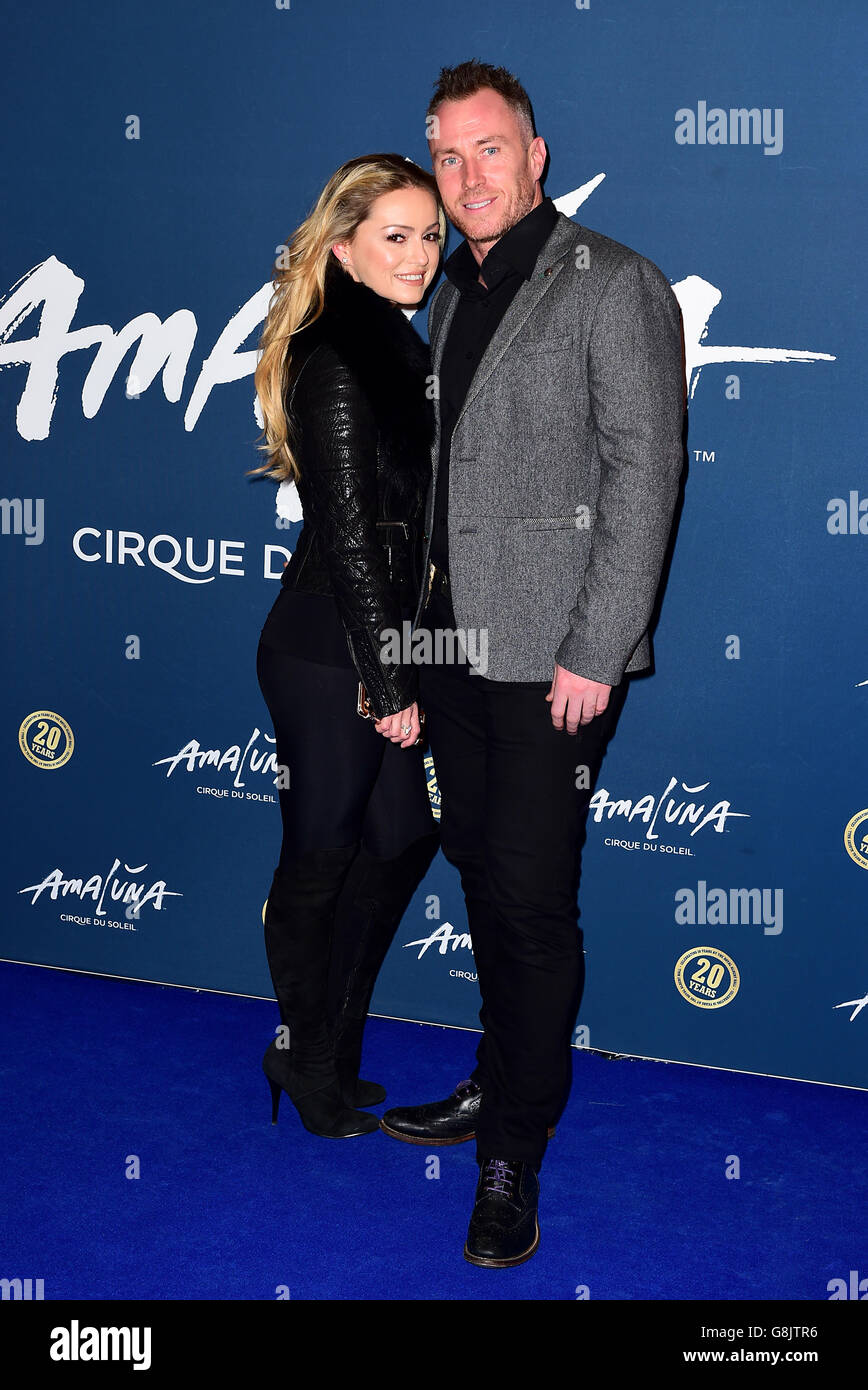 Ola Jordan and James Jordan attending Cirque du Soleil's Amaluna ...