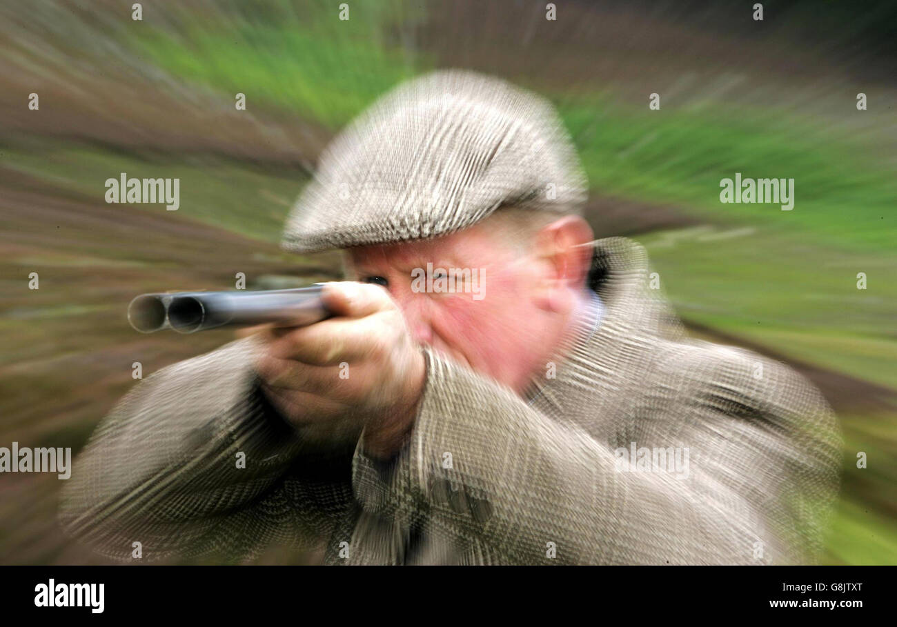 Grouse Shooting Season Photocall Stock Photo - Alamy