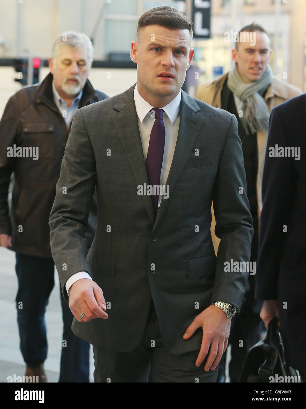 Footballer Anthony Stokes arrives at Dublin's Circuit Criminal Court ...