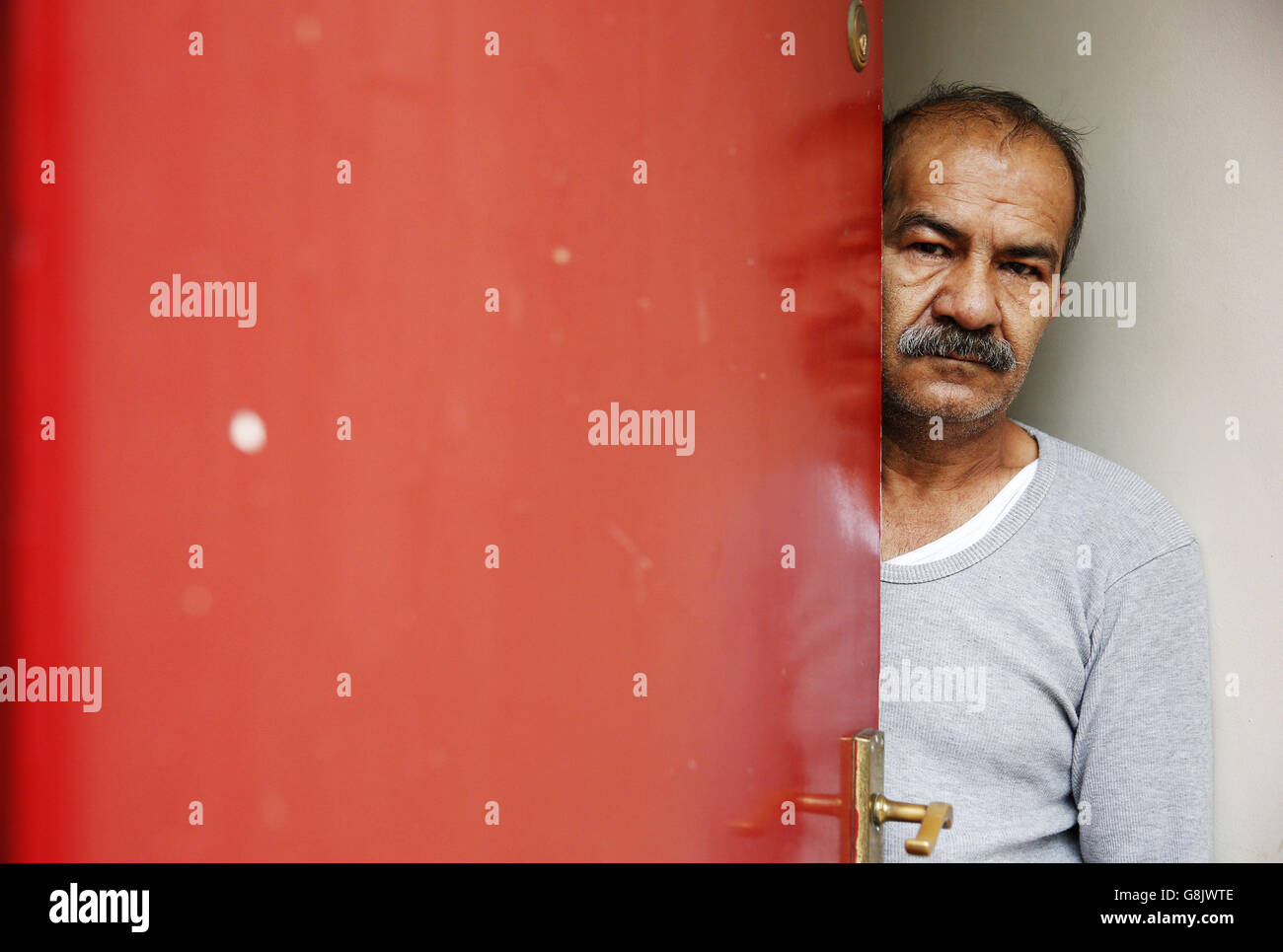 Asylum seekers doors Stock Photo - Alamy