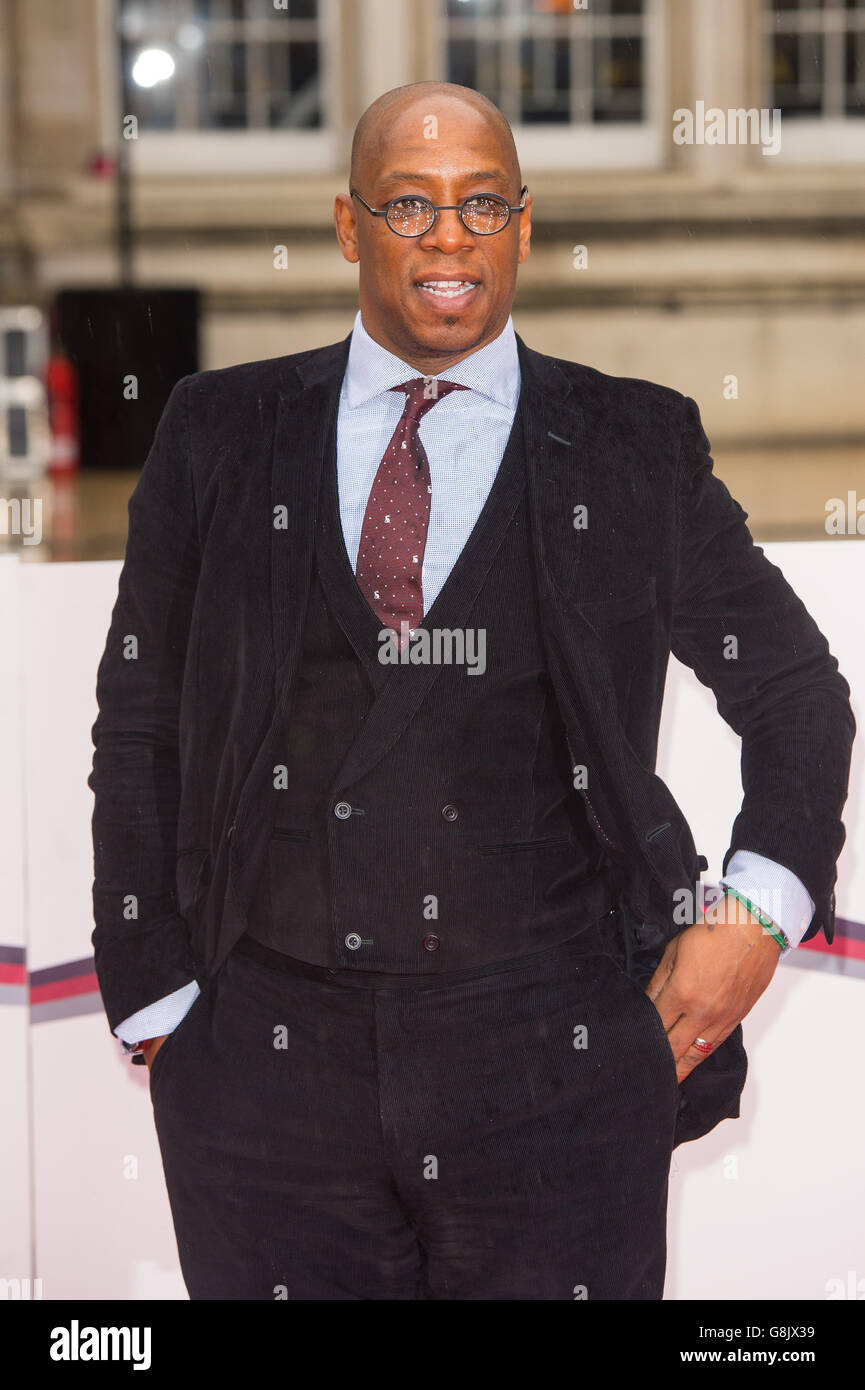 Ian Wright arriving at the Sun Military Awards, at the Guildhall ...