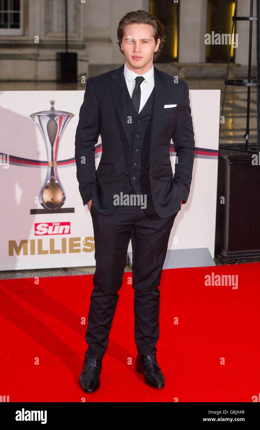 Danny Walters arriving at the Sun Military Awards, at the Guildhall ...