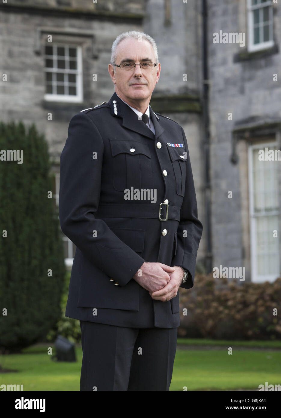 Police Scotland Chief Constable Phil Gormley poses for photos at the ...