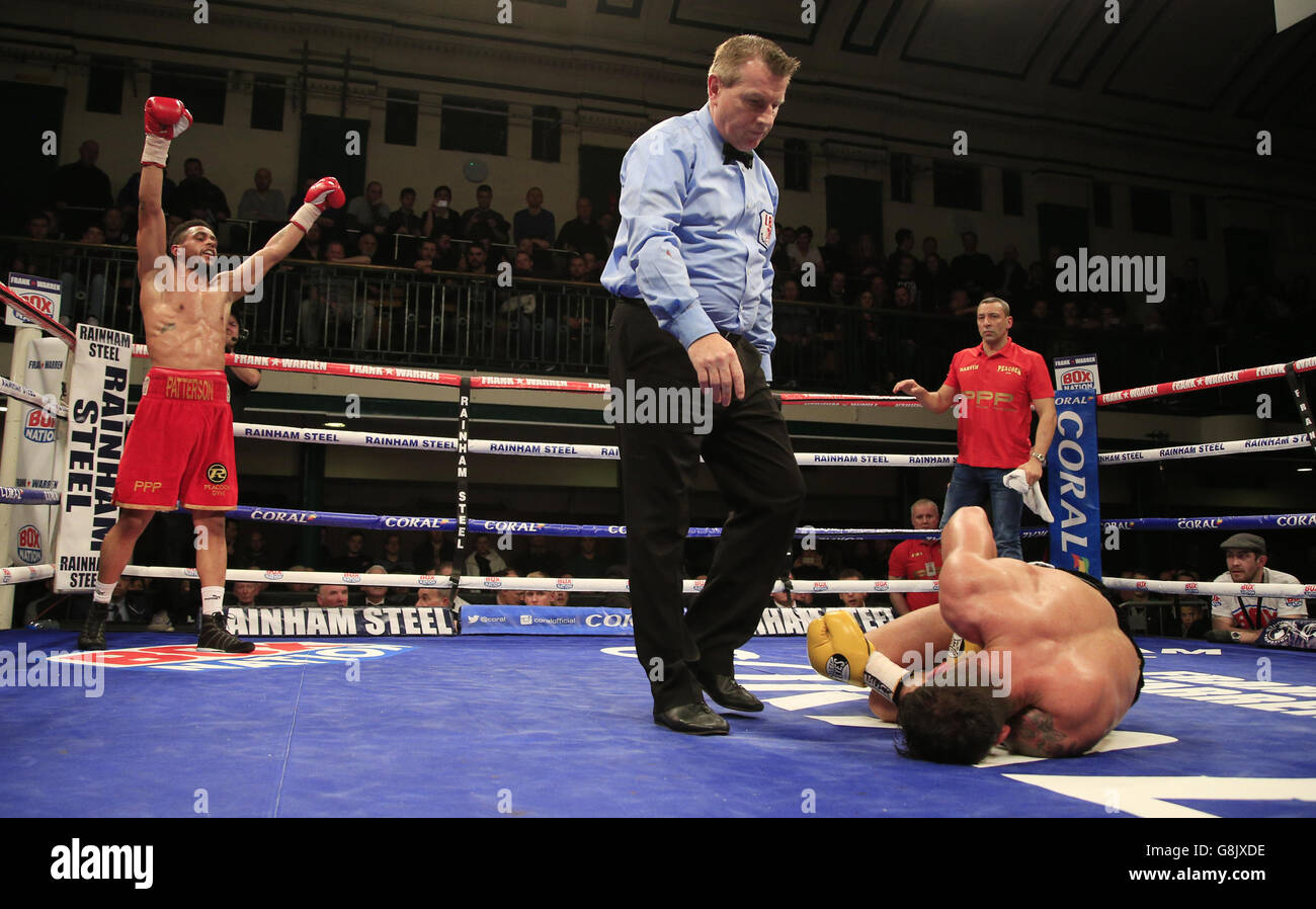 Ryan Walsh v Darren Traynor - York Hall. Ahmet Patterson (left ...