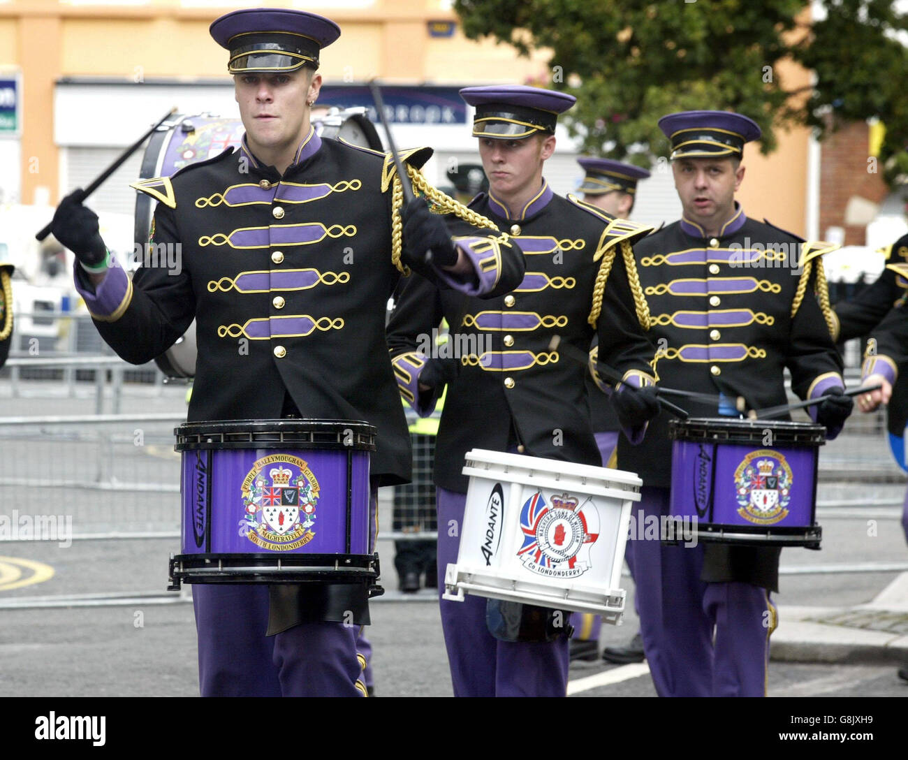 One of the many bands who joined the Apprentice Boys of Derry march ...