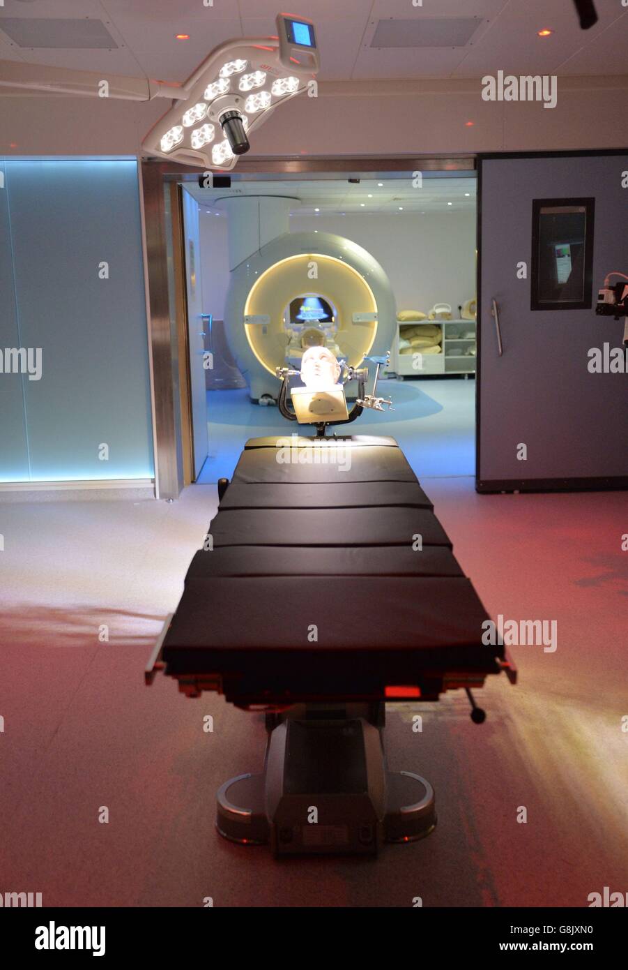 A view showing the new 3T MRI scanner and one of the newly opened ...