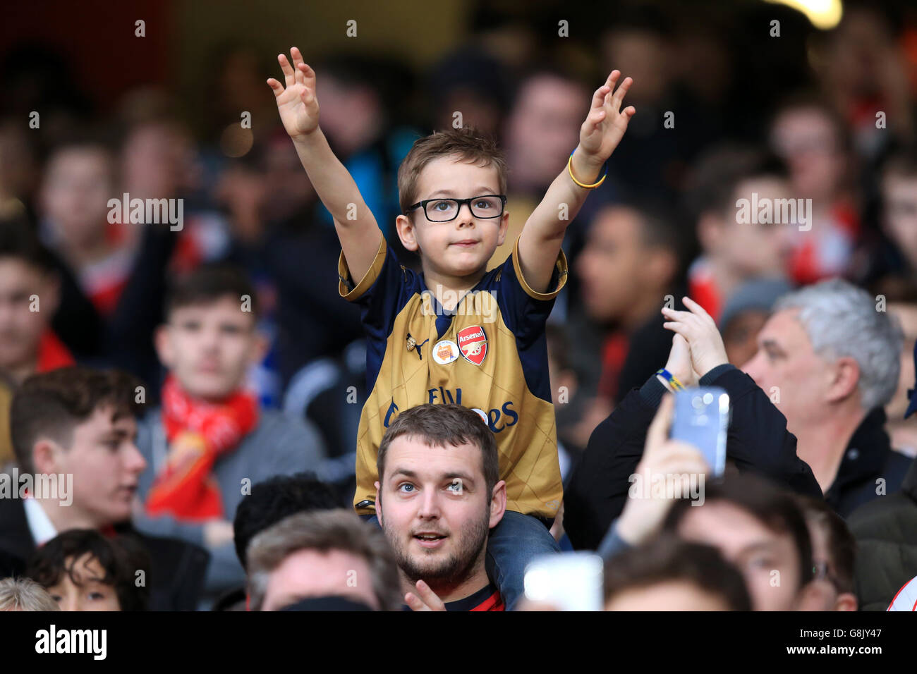 A young chelsea fan in the stands hi-res stock photography and images ...