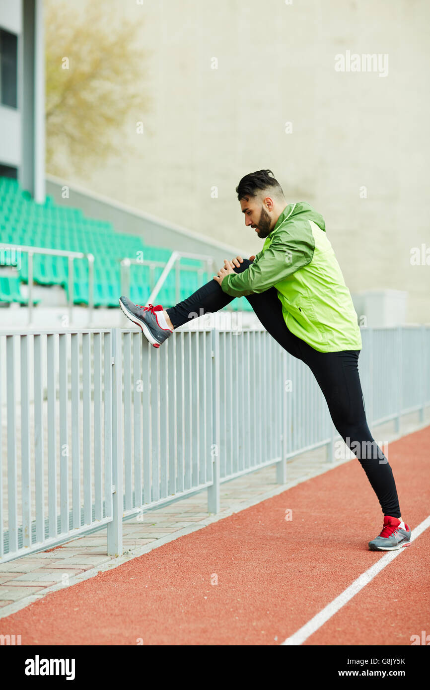 Workout at stadium Stock Photo - Alamy