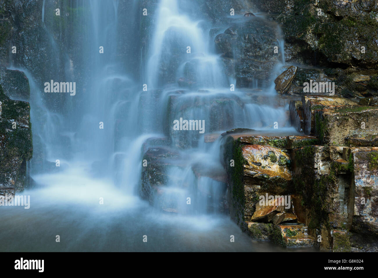 Unknown water falls in Kananaskis Stock Photo - Alamy