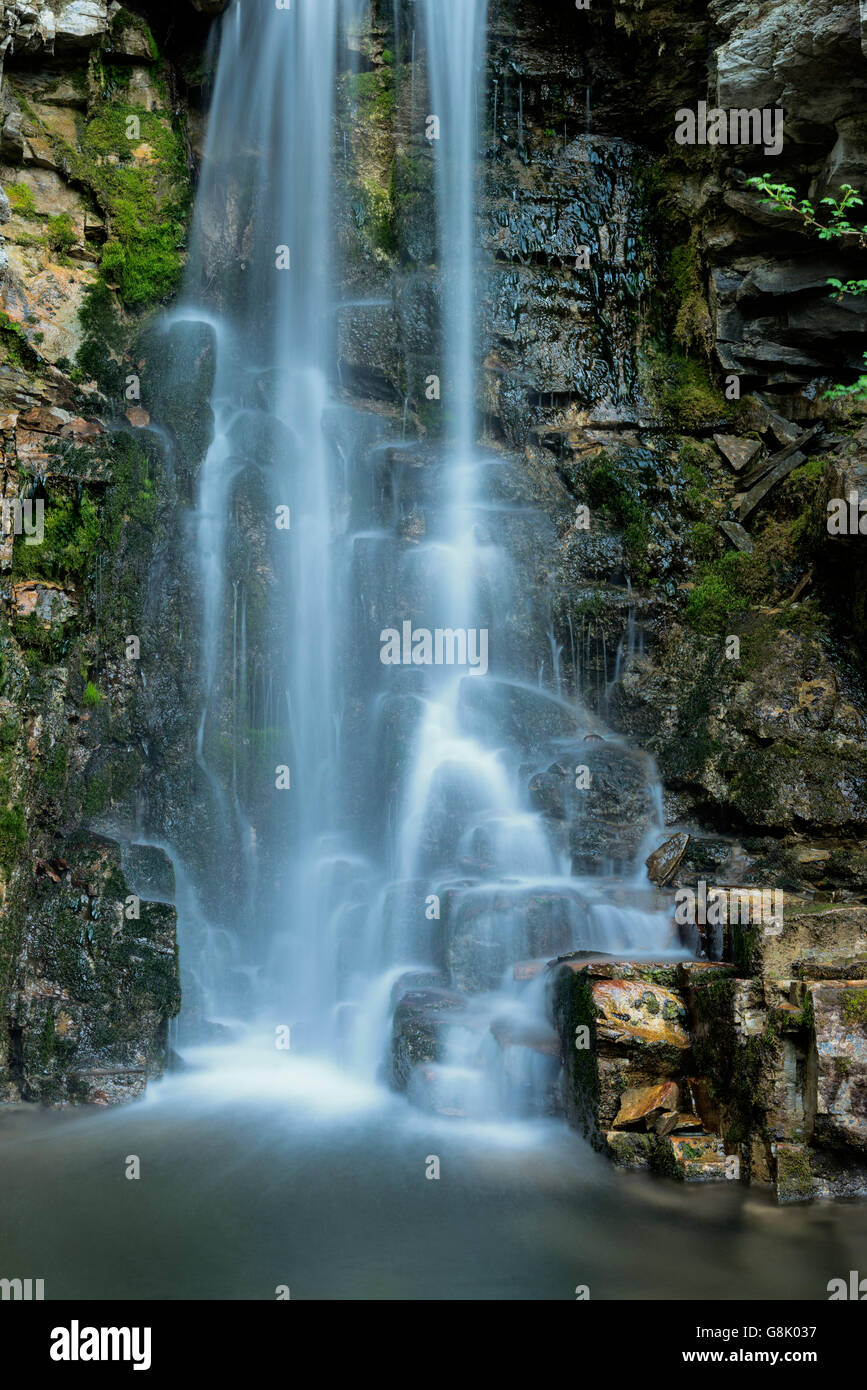 Unknown water falls in Kananaskis Stock Photo - Alamy