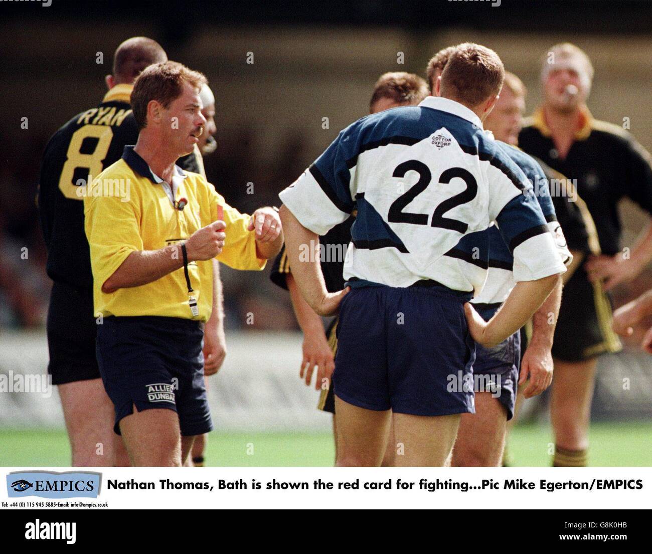 Rugby Union ... Bath v Newcastle Falcons Stock Photo - Alamy