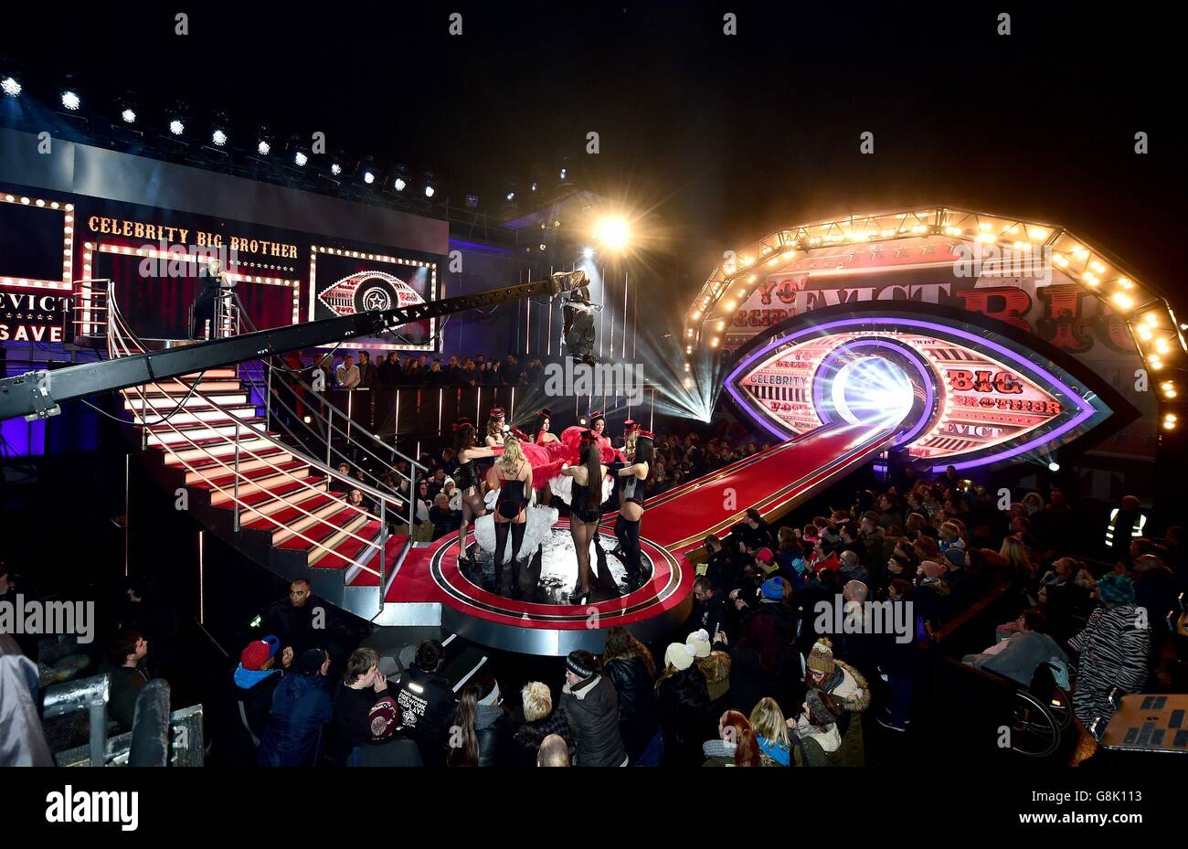 The Big Brother House at the start of the latest series of Celebrity ...