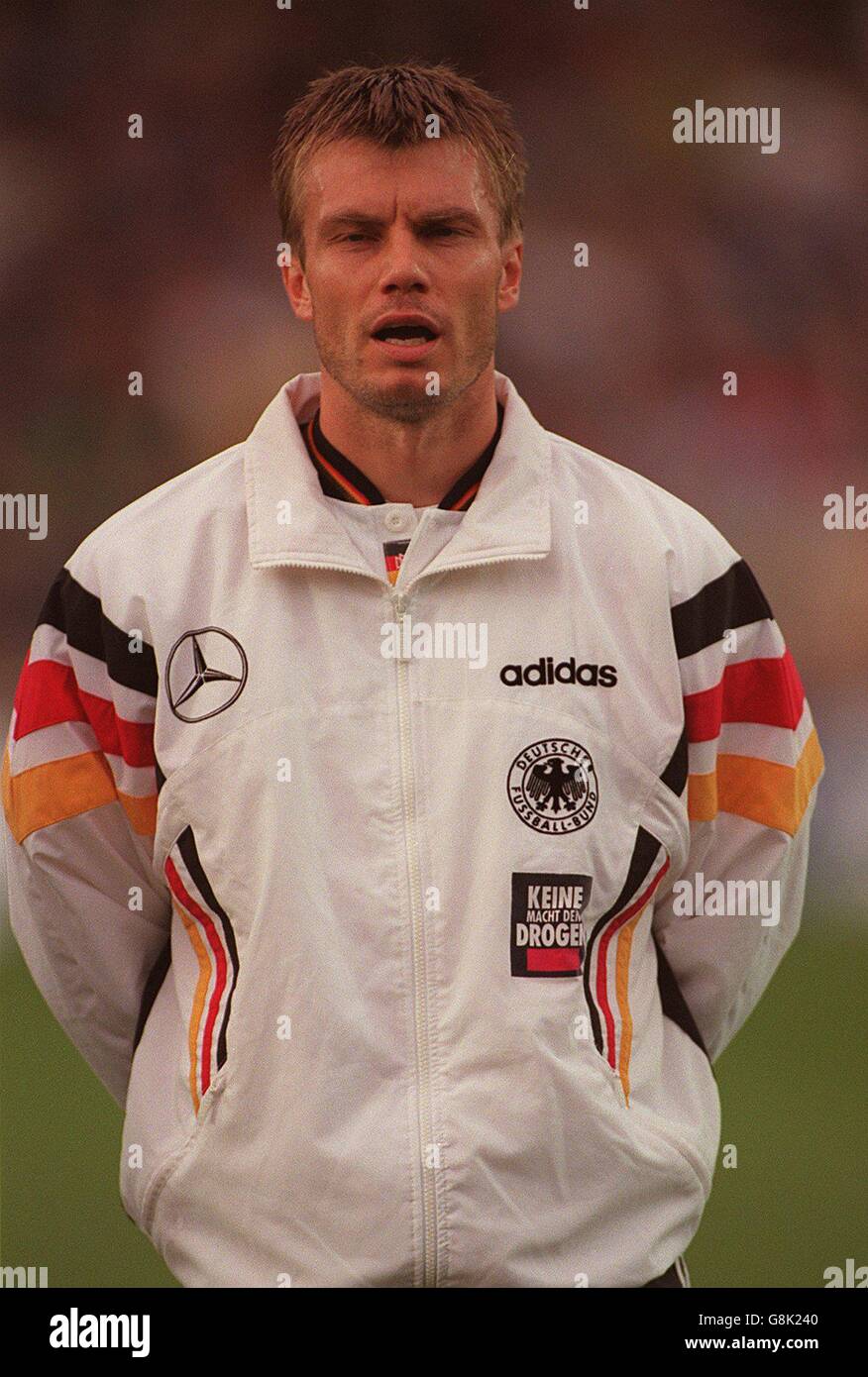 International Soccer - Northern Ireland v Germany. Thomas Helmer ... International Soccer - Northern Ireland v Germany. Thomas Helmer ...