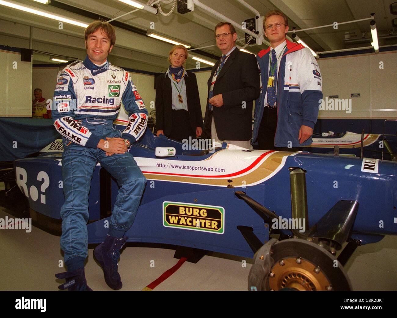 Group sponsor blue half f1 hi-res stock photography and images - Alamy