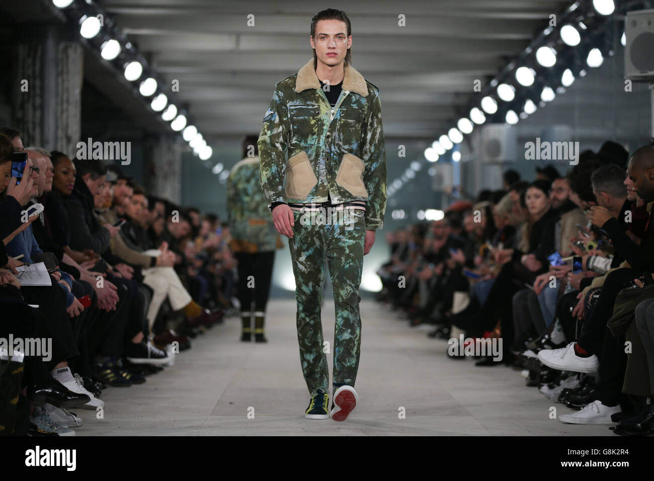 James Long Catwalk - London Collections Men AW2016 Stock Photo - Alamy