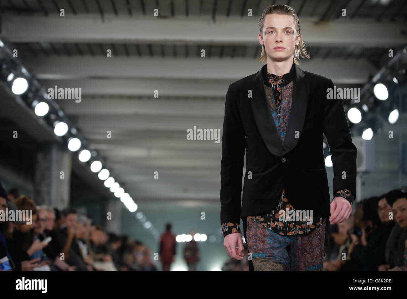 James Long Catwalk - London Collections Men AW2016 Stock Photo - Alamy
