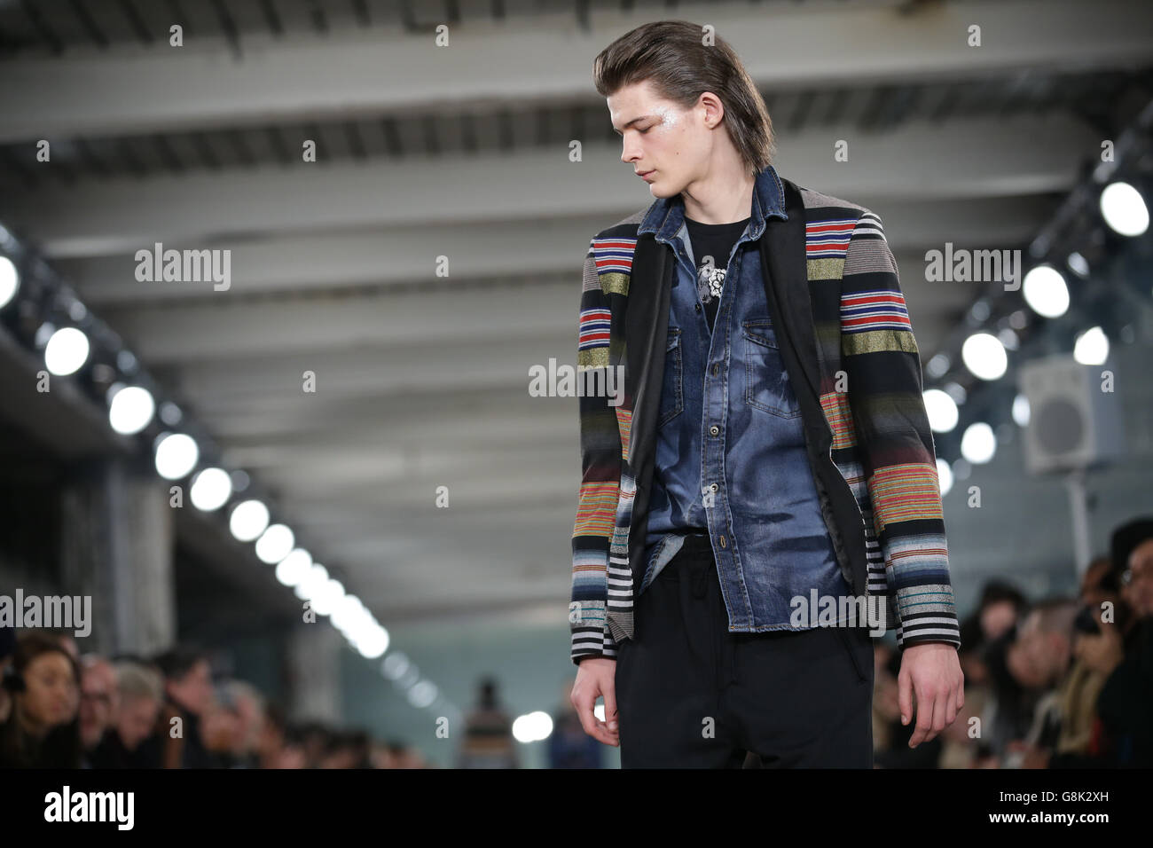 James Long Catwalk - London Collections Men AW2016 Stock Photo - Alamy