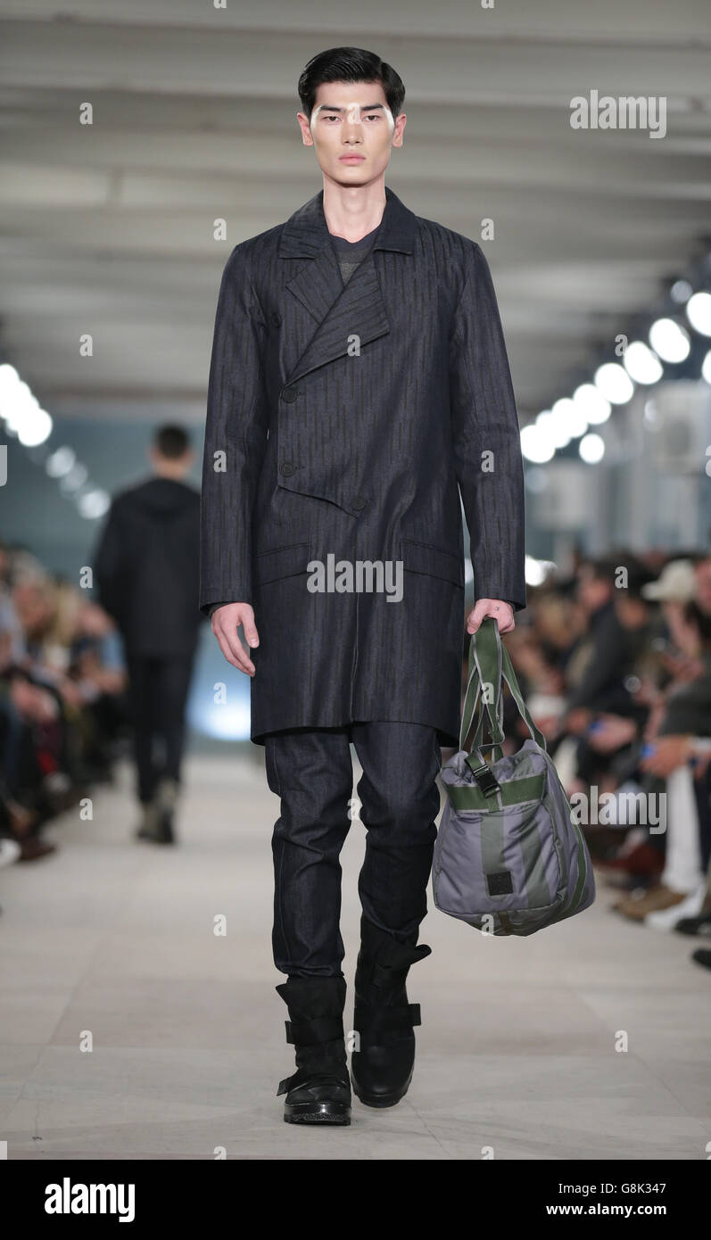 Models on the catwalk during the Christopher Raeburn London Collections ...