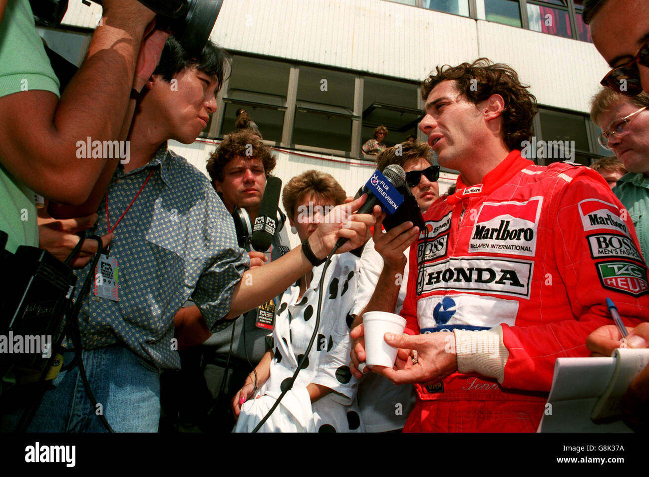 F1 journalists hi-res stock photography and images - Alamy