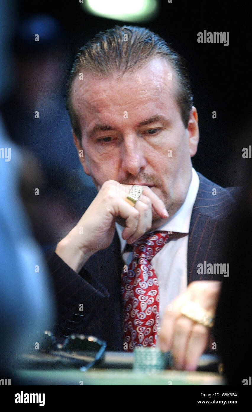 Dave Ulliott also known as 'Devil Fish' considers his next move. The ...