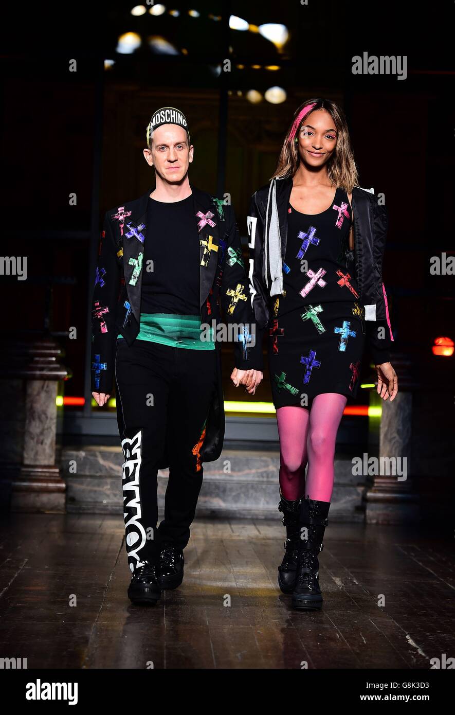 Moschino Catwalk - London Collections Men AW2016 Stock Photo - Alamy