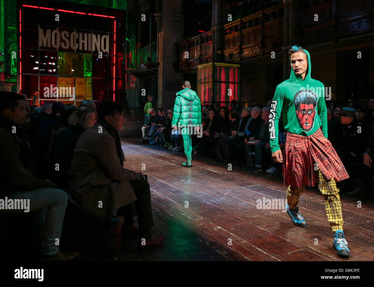 Moschino Catwalk - London Collections Men AW2016 Stock Photo - Alamy