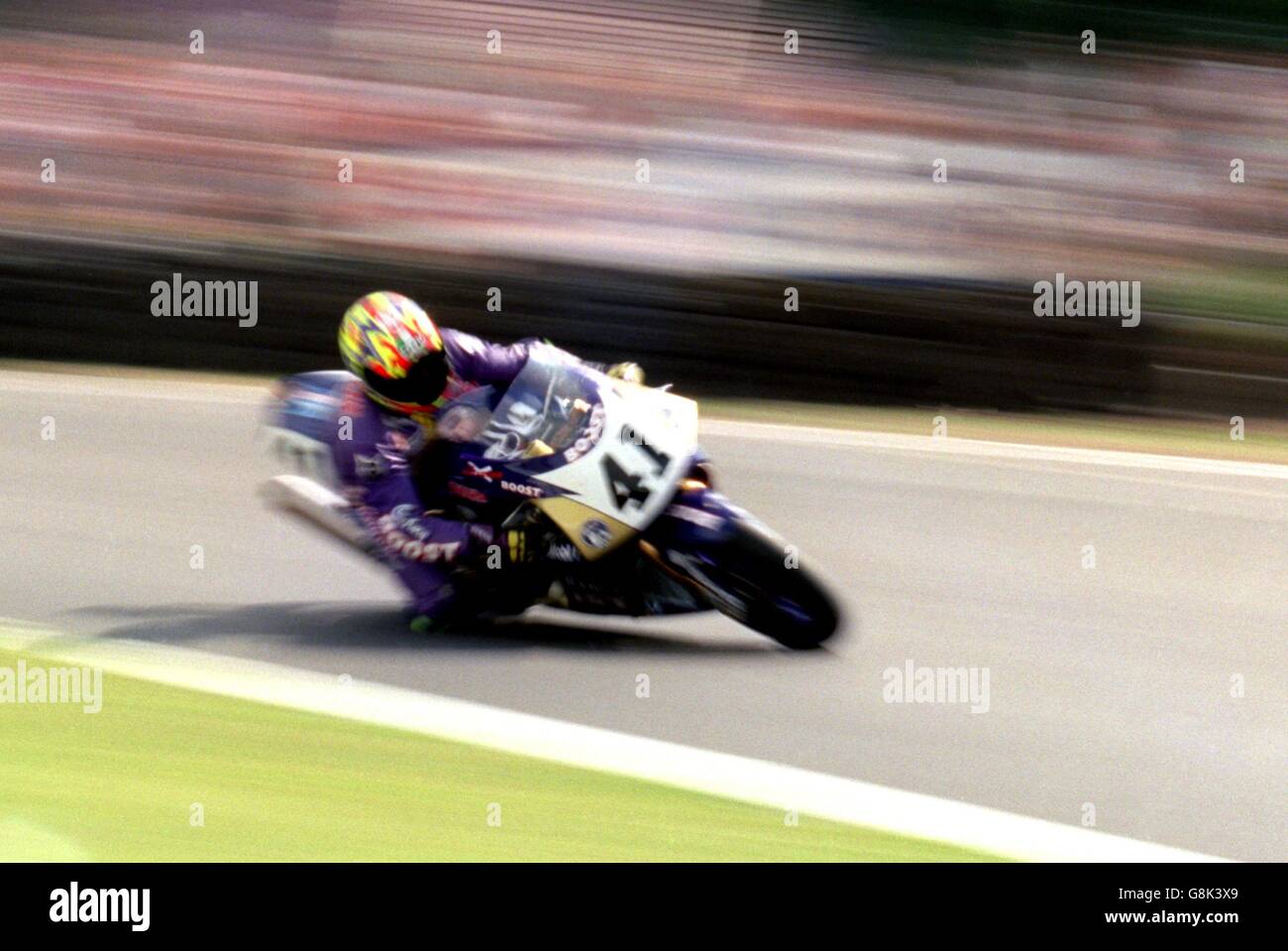 Superbikes - World Superbikes Brands Hatch. Niall Mackenzie Stock Photo ...