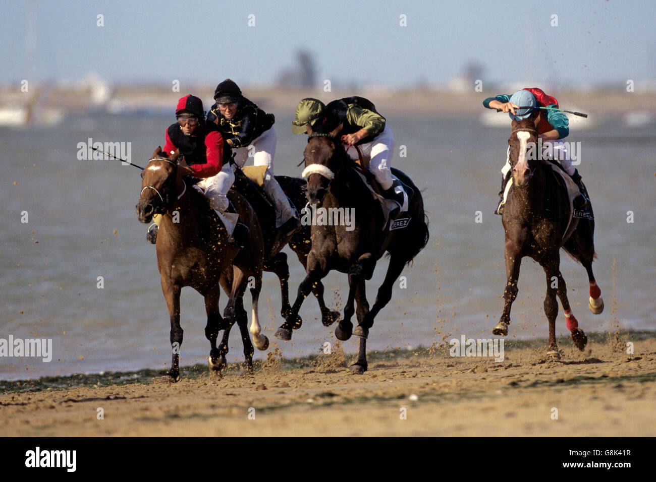 Horse Racing from Spain Stock Photo - Alamy