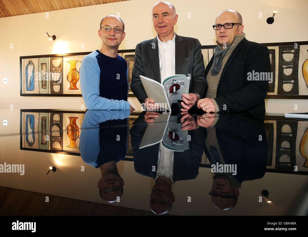 (Left to right) producer Ed Guiney, Chief executive of the Irish Film ...